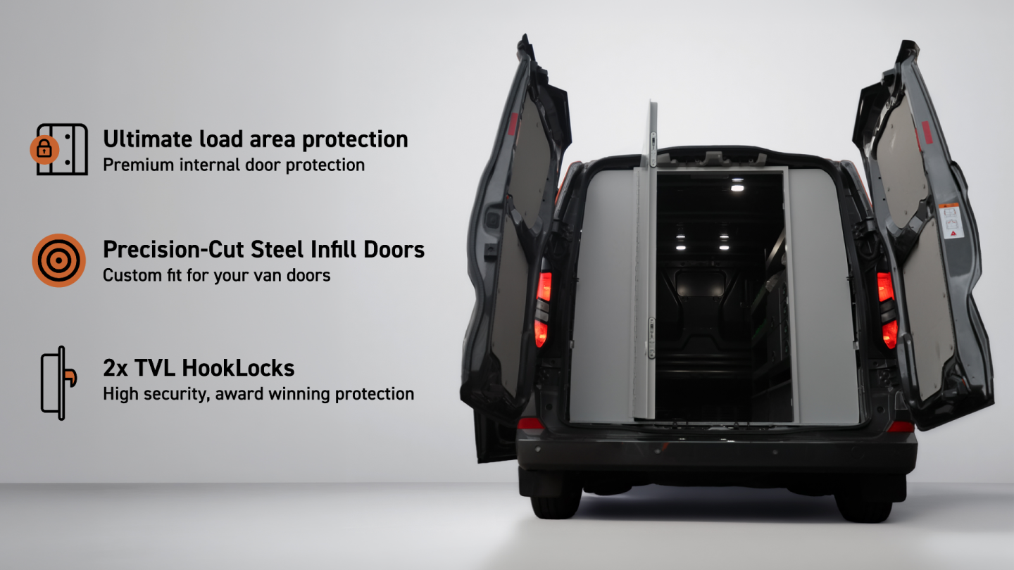 van internal security cage door | ProtectAVan