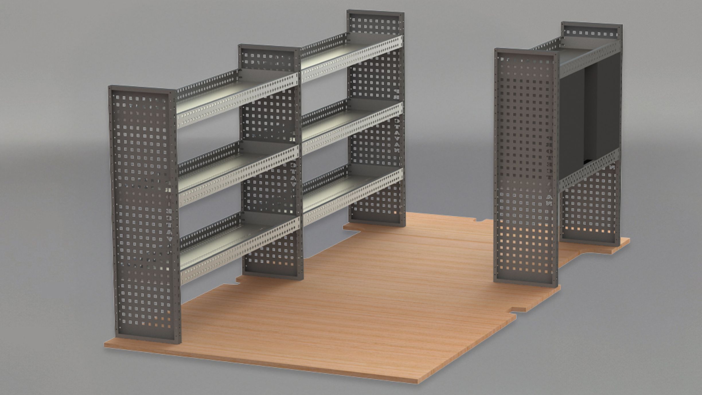 Metal Modular Racking | ProtectAVan