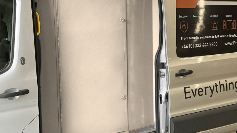van internal security cage door | ProtectAVan